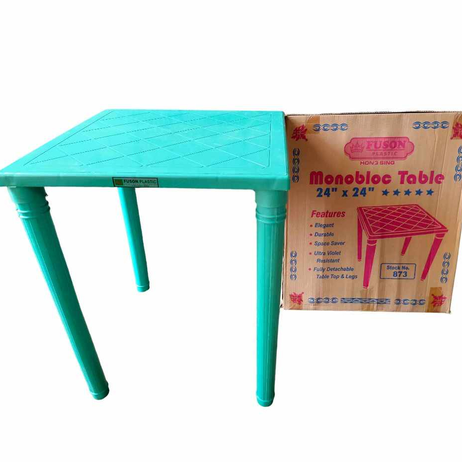 Fuson 24"x24" HIGH (LONG LEGS) Monoblock Table | Shopee Philippines