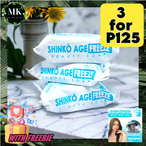 SHINKO and Keidoshin WHITENING AgeFreeze Beauty Soap 70g | Shopee ...