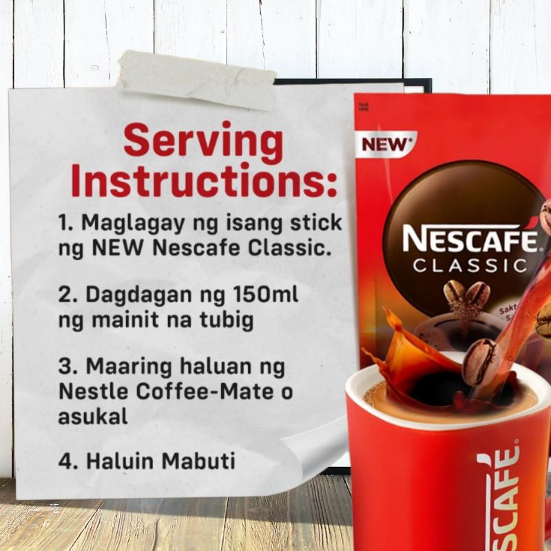 NESCAFE CLASSIC ORIGINAL 92G (48cups) | Shopee Philippines