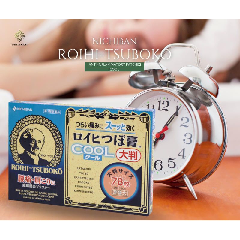 Nichiban Roihi-Tsuboko Pain Relief Japanese Salonpas Cool Type (156 ...