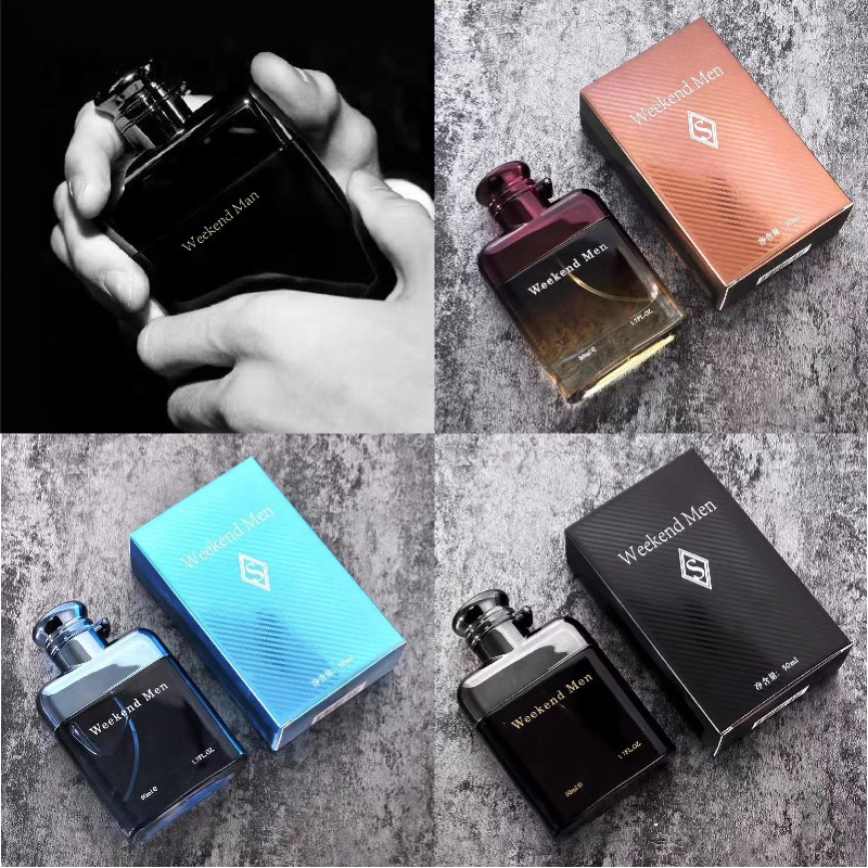 Weekend Men Portable Glass Perfume Bottle With Spray Applicator 50ml ...