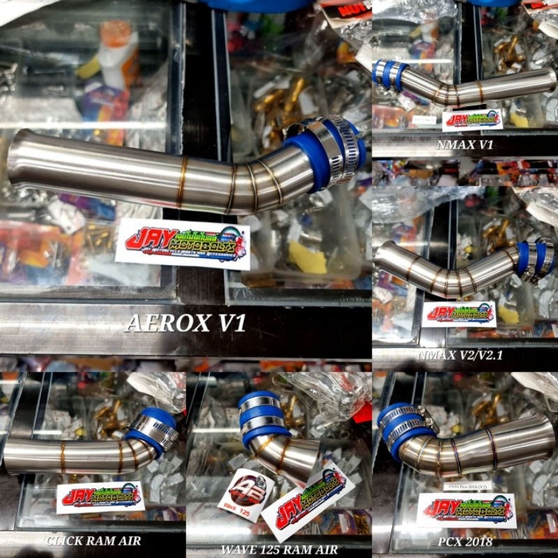 ☑️RAM AIR STAINLESS AEROX/NMAX/CLICK/PCX/WAVE125/XMAX | Shopee Philippines