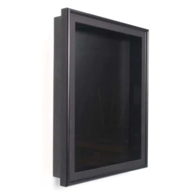 All BLACK Shadow Box Frames Hollow Glass Transparent Box Valentine's ...