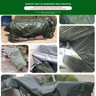 Trapal waterproof makapal Canopy outdoor tarpaulin tolda size 9ft x ...