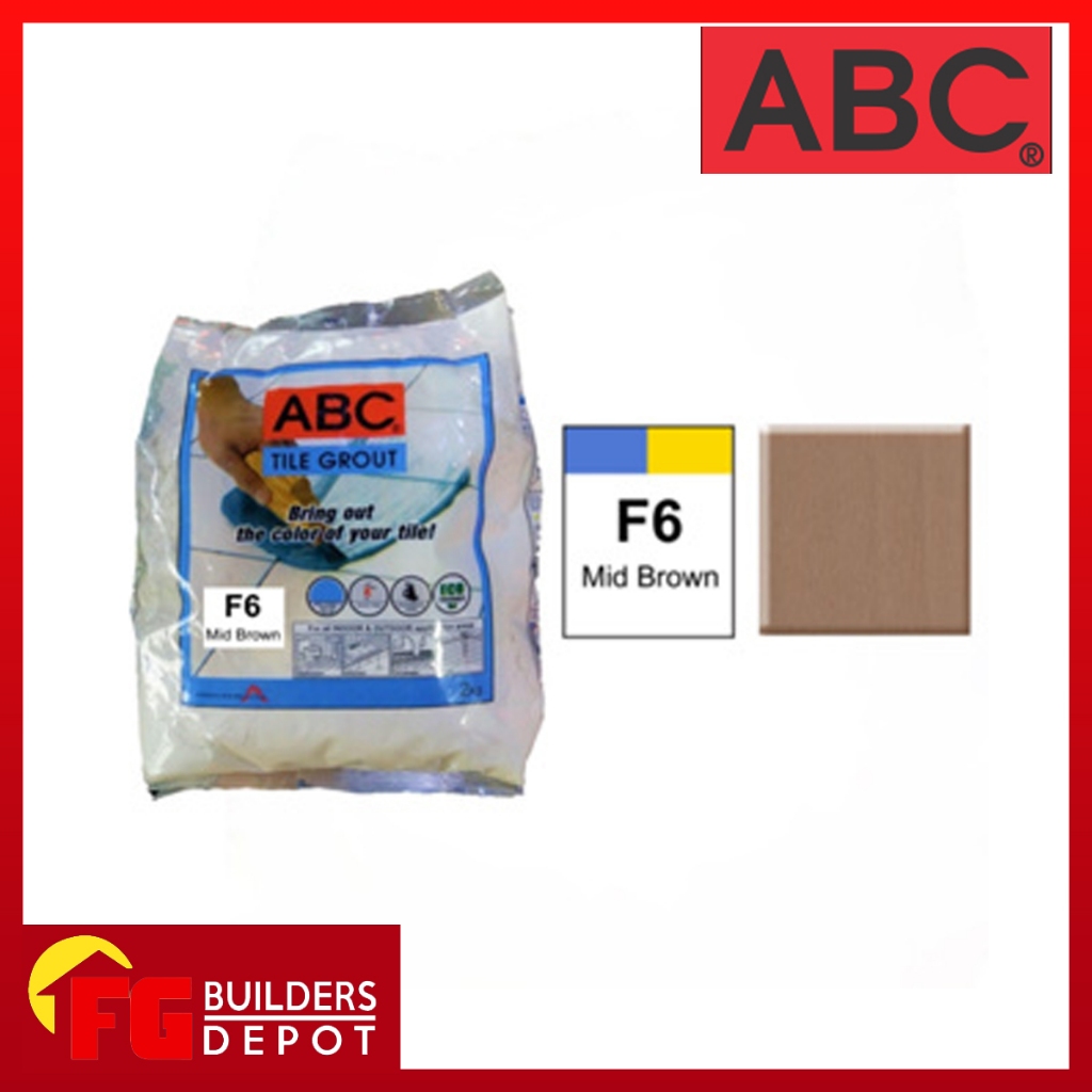 ABC TILE GROUT ORIGINAL REGULAR F6 2KG | Shopee Philippines
