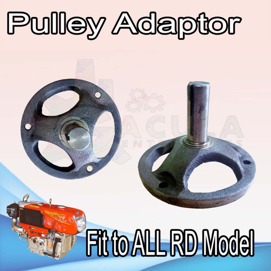 Stub Shaft , Pulley Adaptor Kubota All RK , RD , RT , ND Model Water ...