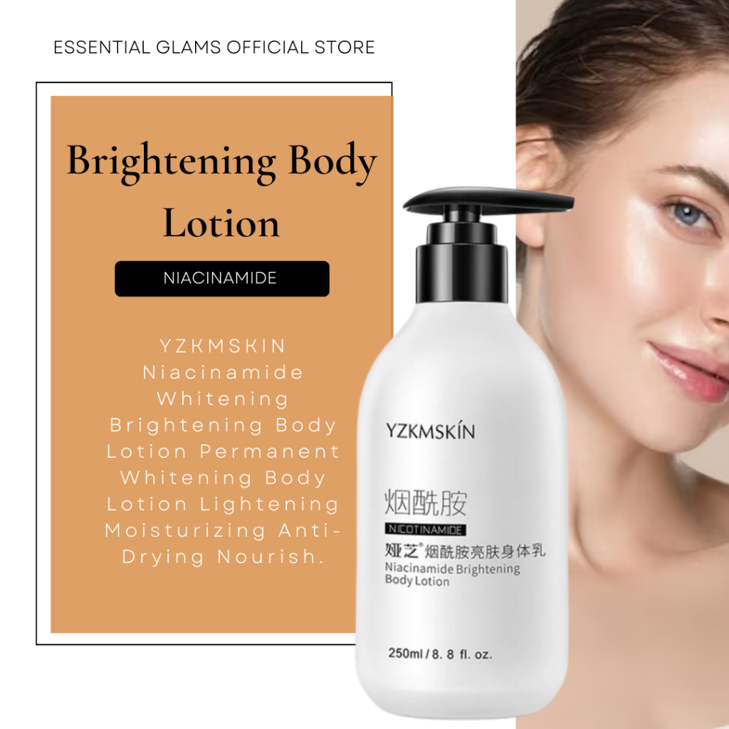 Original Niacinamide Whitening Body Lotion Moisturizing Skin Care Improve Lightening Dark skin ...