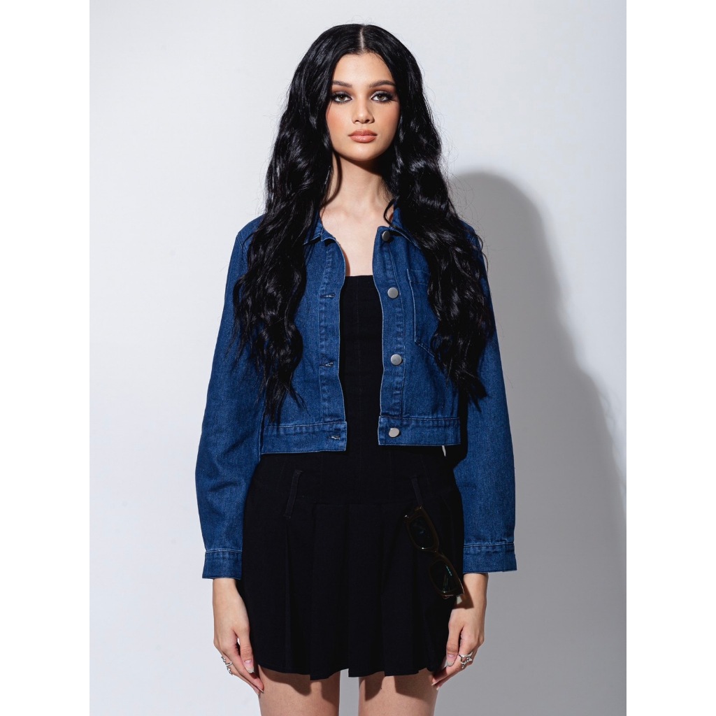 Lily and Matilda | "Vance" Denim Jacket | Shopee Philippines