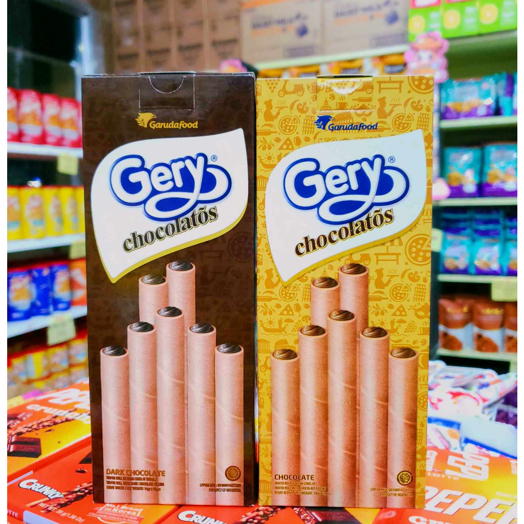 [BUY 1 TAKE 1] Gery Chocolatos Chocolate Wafer Rolls 14G x 10 Packs ...
