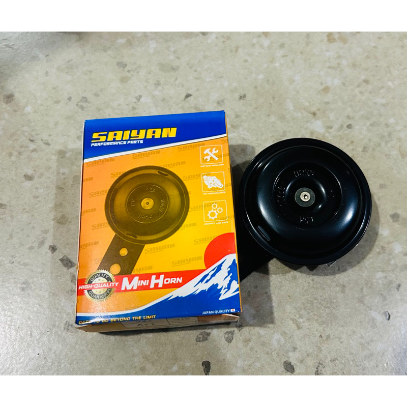 SAIYAN PERFORMANCE MINI HORN 12v (SINGLE) | Shopee Philippines