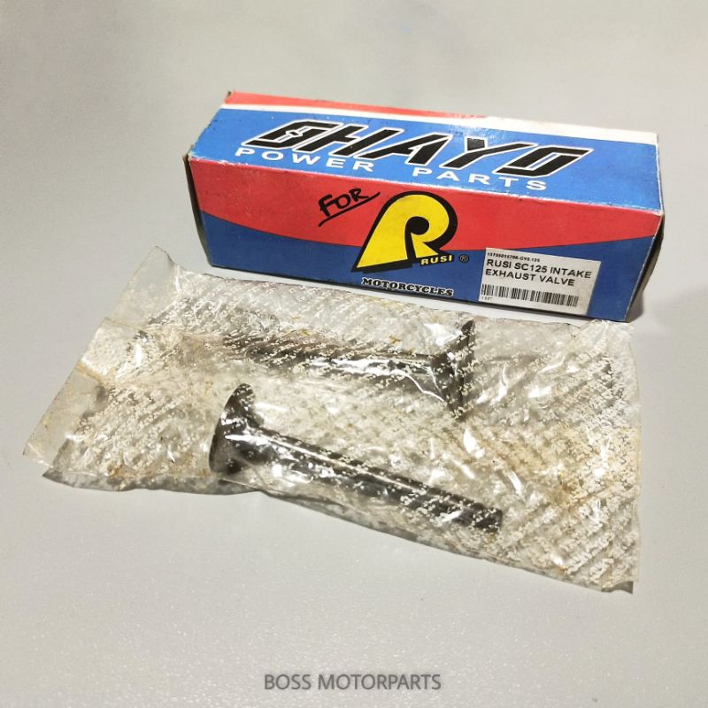 RUSI GENUINE Engine Valve For Rusi SC125 (BARGAIN) | Shopee Philippines
