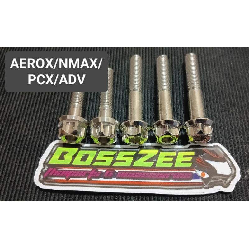 CNC gear type swing arm & pipe bolt (sold as set) | Shopee Philippines