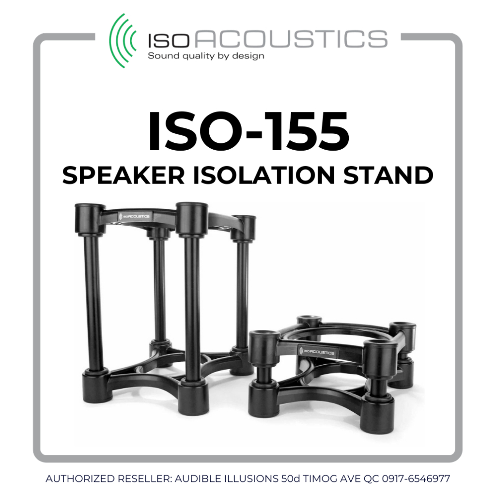 Iso Acoustics Iso 155 Speaker Isolation Stand (2pcs / box) | Shopee ...