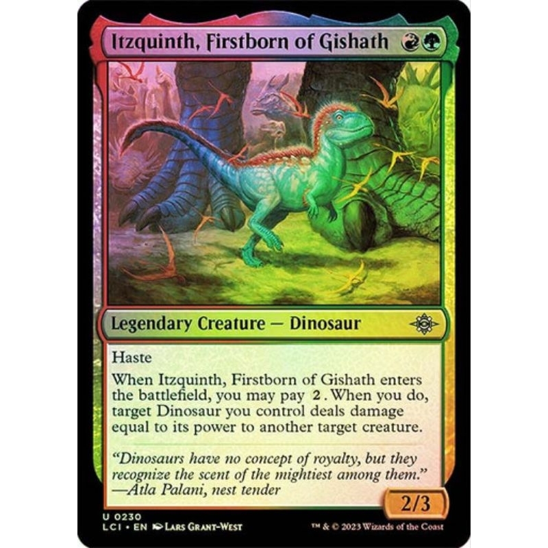Itzquinth, Firstborn of Gishath - LCI - Uncommon - MTG Cards (WotC ...