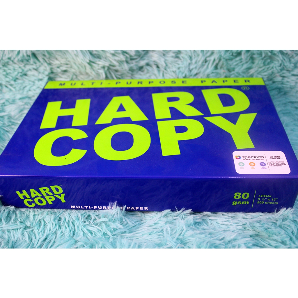 HARD COPY BOND PAPER LONG 8.5X13" 80GSM REAM | Shopee Philippines