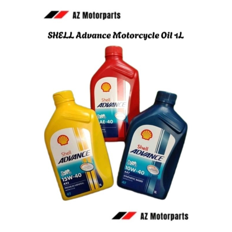 SHELL Advance Motorcycle Oil 1L | Shopee Philippines