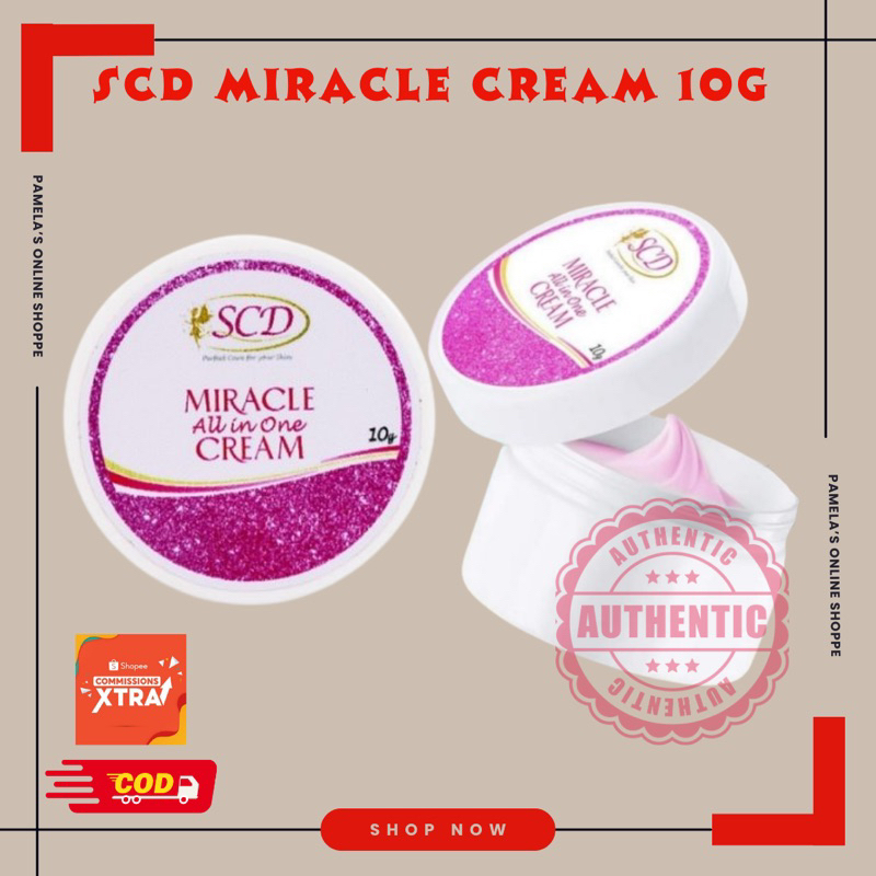 SCD Miracle All in One Cream 10gms| Whitening & Anti-Aging| Anti-Pimple ...