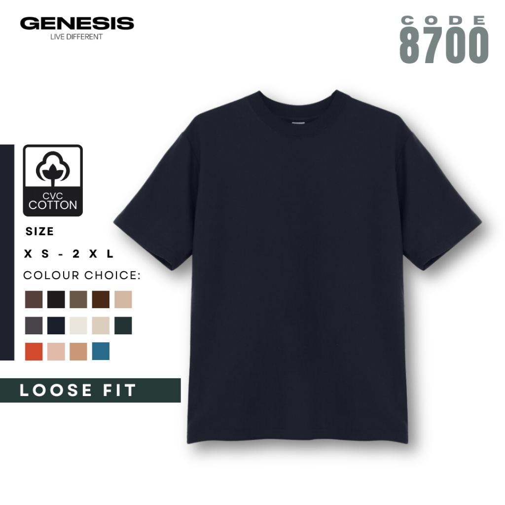 Genesis Clothing Co- (Midnight) #8700 Heavy Oversized French Terry ...
