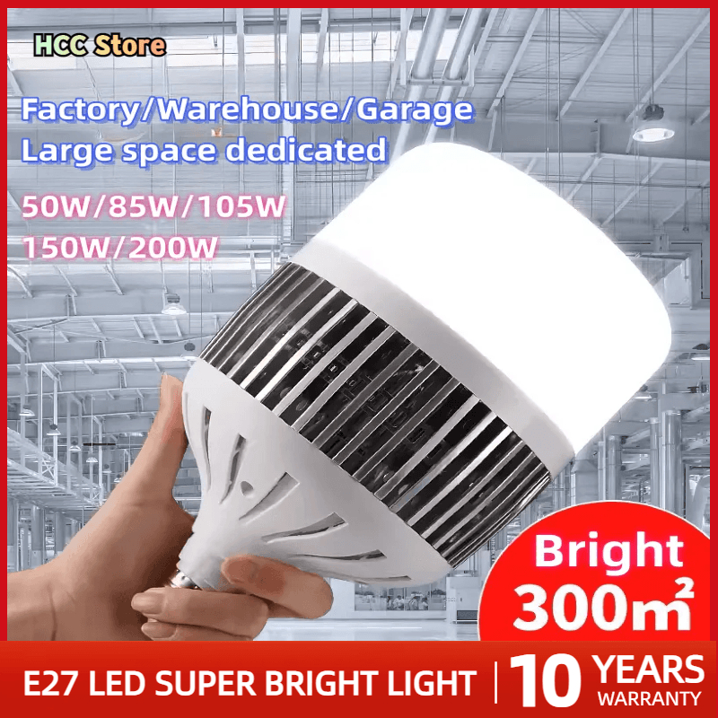 E27 Super Bright Led Light Bulbs 36W/85W/105W Outdoor Lighting High ...