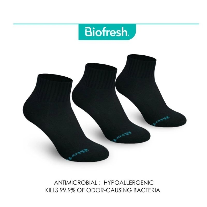 Biofresh RMSS06 Men's Cotton Ankle Thick Sports Socks 3 pairs in a pack ...