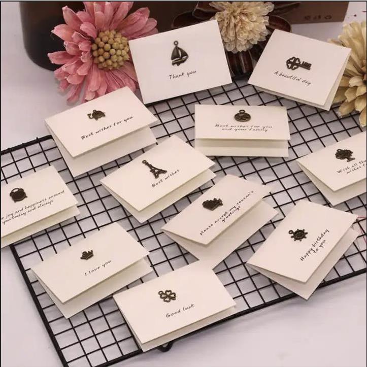 Renaissance Folding Small Card Birthday Blessings, Thank You Message ...