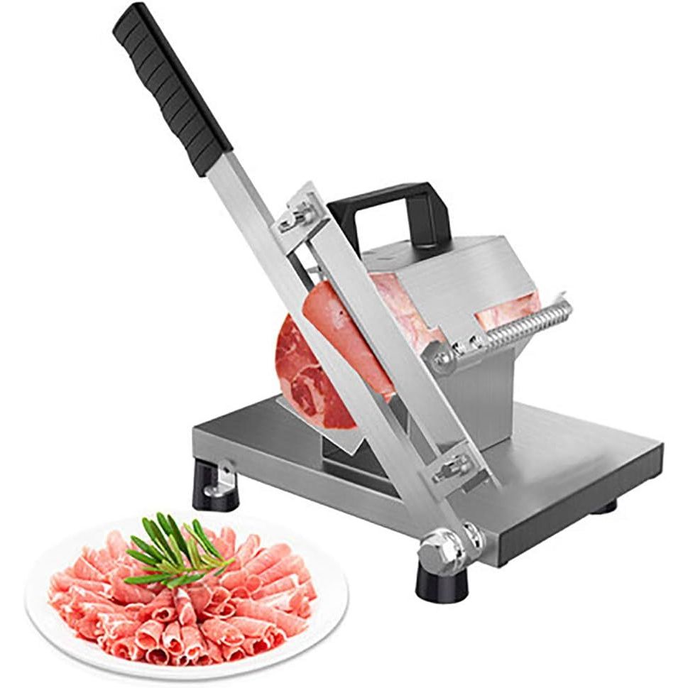 Manual Handle Stainless Steel Frozen Meat Slicer Beef Slicing Machine ...