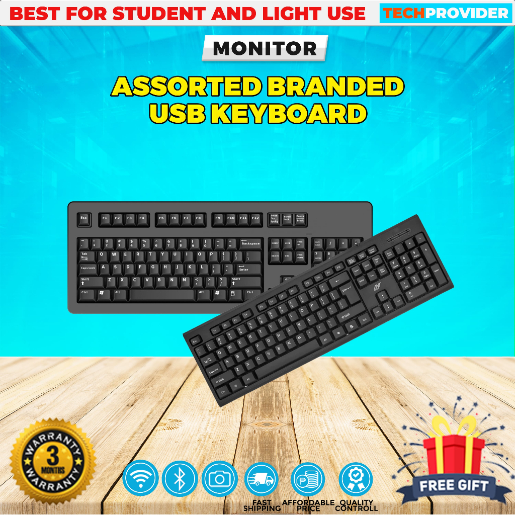 Assorted USB Keyboards for PC Desktop, Laptop, Office, Pisonet ETC ...