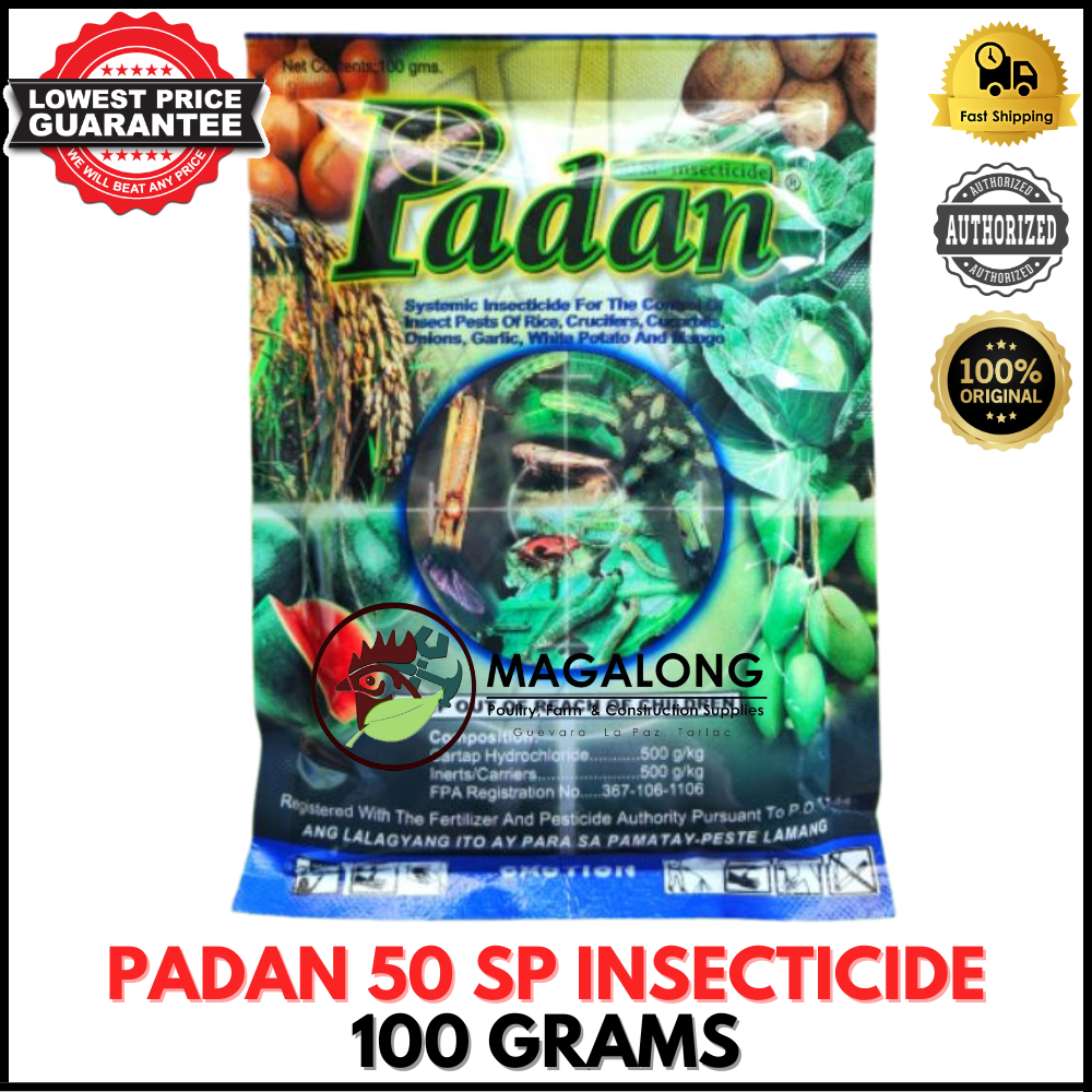 PADAN 50 SP SYSTEMIC INSECTICIDE (CARTAP HYDROCHLORIDE) | Shopee Philippines