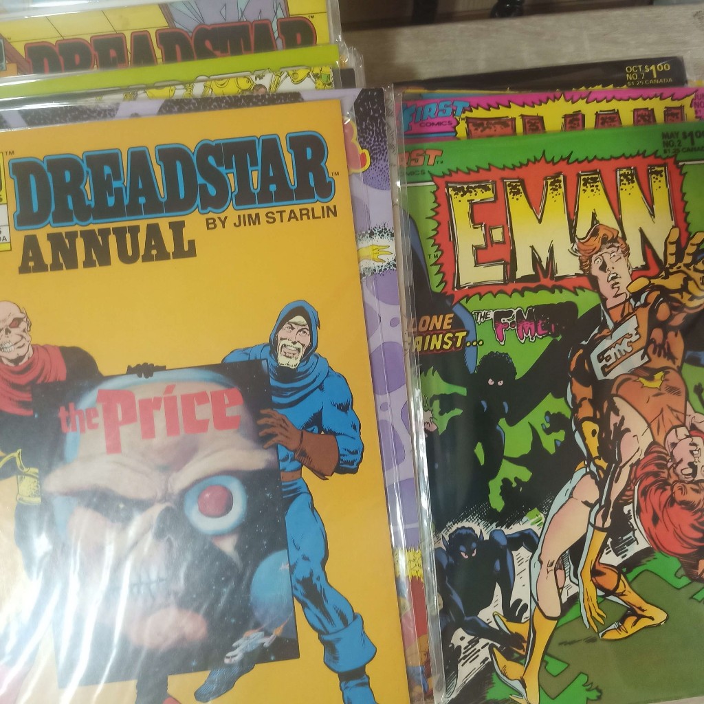 Dreadstar Comics and E-man comics -- price per piece / choose (WHOLESALE PRICING available ...