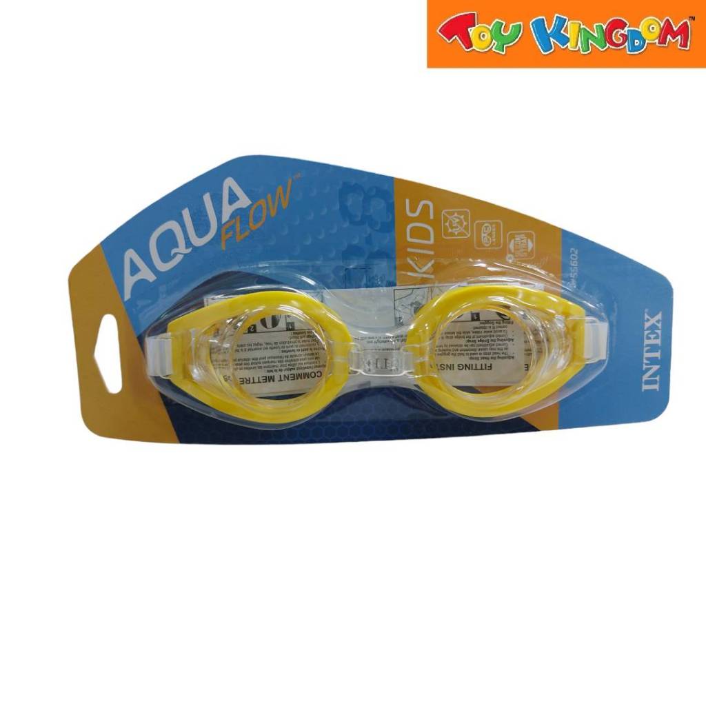 Intex Aquaflow Play Yellow Clear Goggles | Shopee Philippines