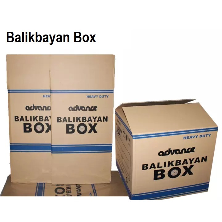 10 Pieces Heavy Duty Brown Balikbayan Box Storage Box | Shopee Philippines
