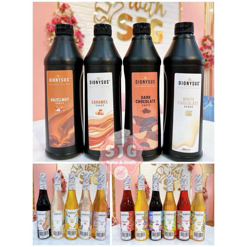 Dionysus syrup sauces 800ml 750ml | Shopee Philippines