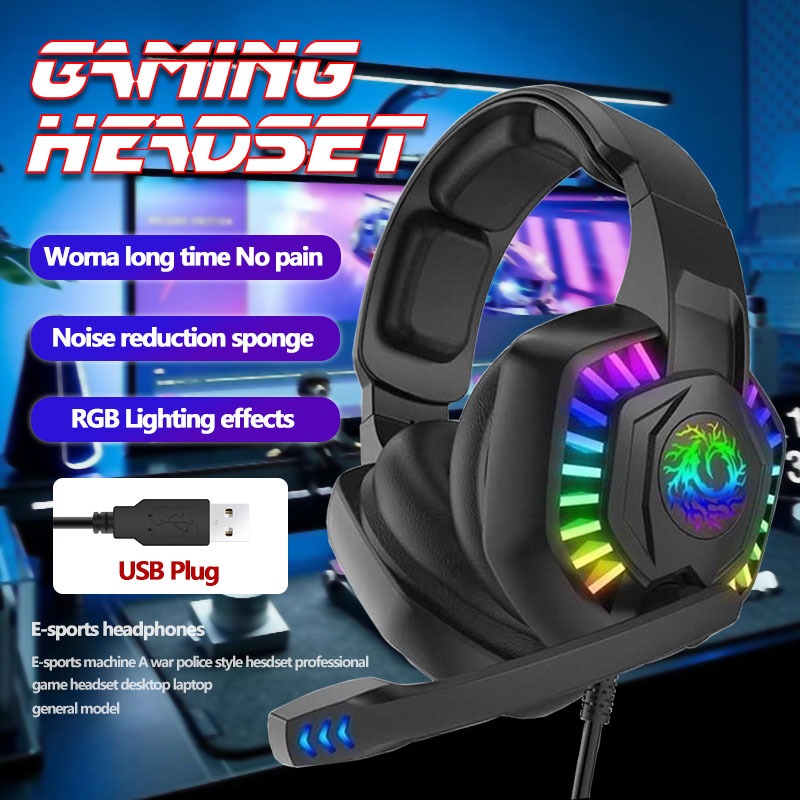 [Local 24H] G900 E-Sports Gaming Headset 3D Surround Sound Microphone ...