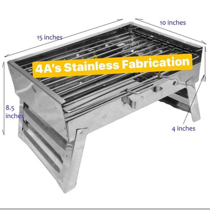 stainless foldable ihawan | Shopee Philippines