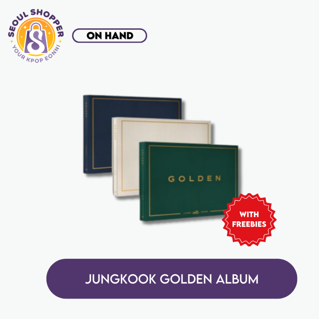 JUNGKOOK GOLDEN ALBUM SCO ONLY | Shopee Philippines
