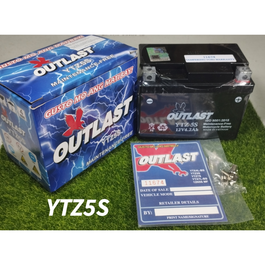 YTZ5S MF (Maintenance Free) Sealed Battery "Outlast" Mio i 125 M3 ...