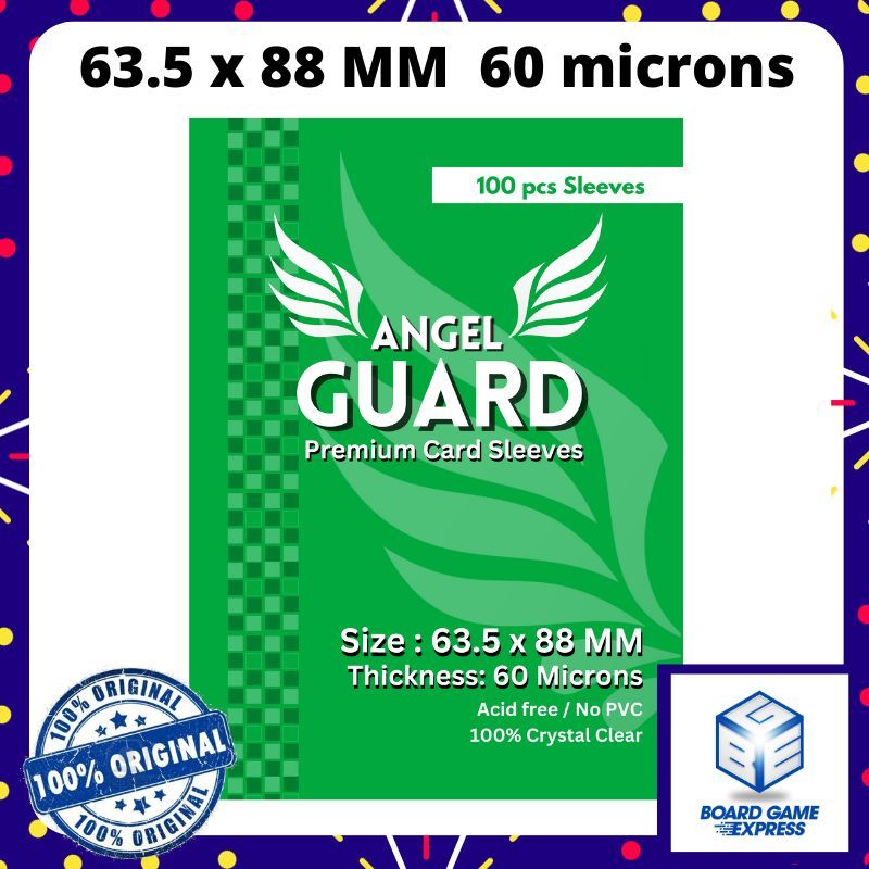 Angel Guard Premium Card Sleeves - 63.5 x 88mm - Standard Card Size ...
