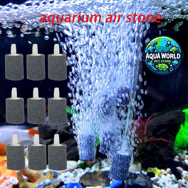 Round Air Bubble stone Air Stone For Aquarium Fish Tank cylindrical Producing airstone | Shopee ...