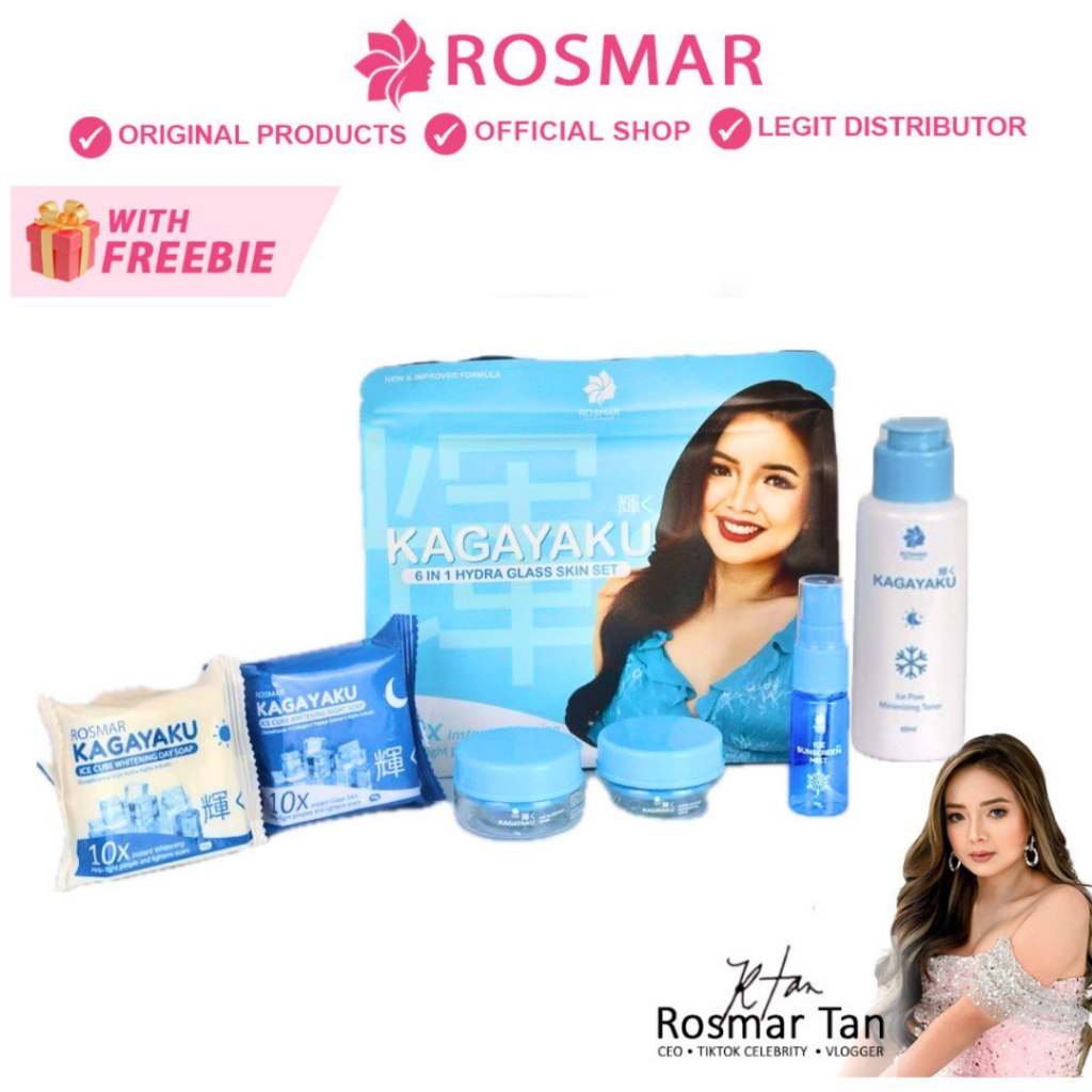 Original Rosmar Hydra Set Kagayaku Glass Skin (6in1) - New and Improved ...