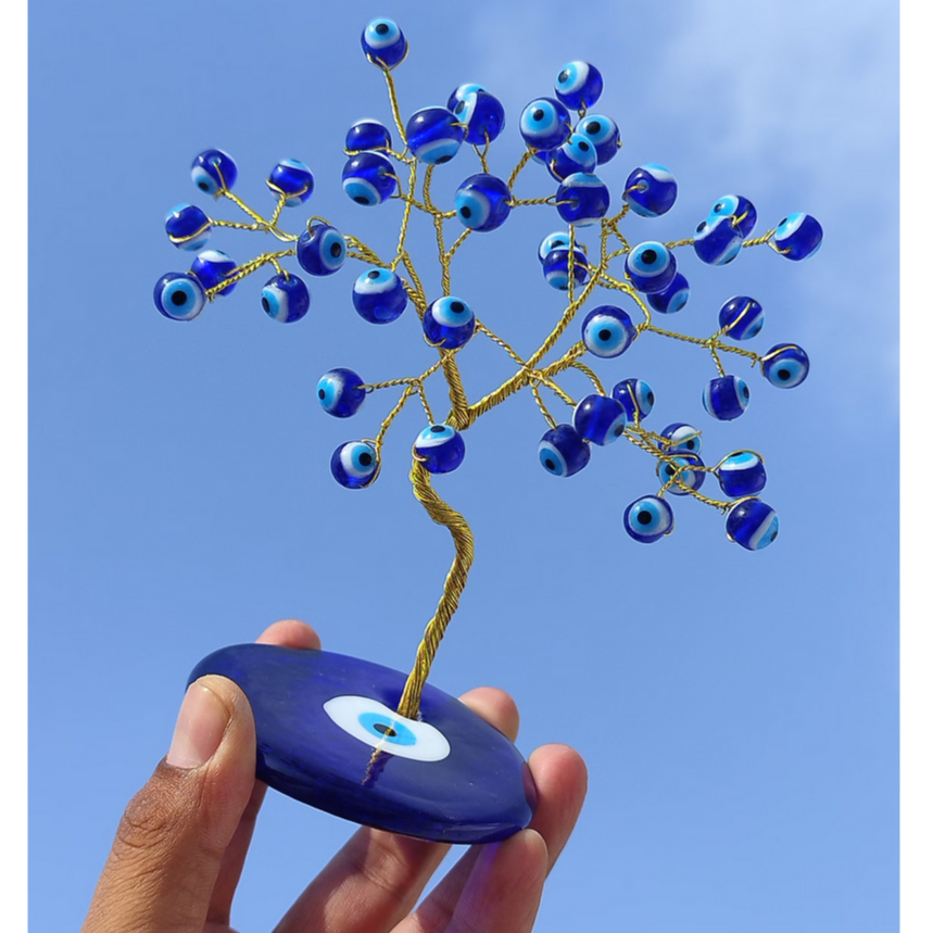 Evil Eye Tree in Evileye Coaster Plate for Protection Good Luck ...