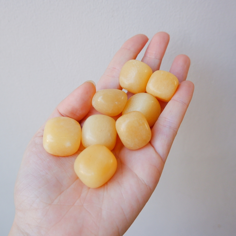 Yellow Calcite Crystal Tumbled Stone | Shopee Philippines