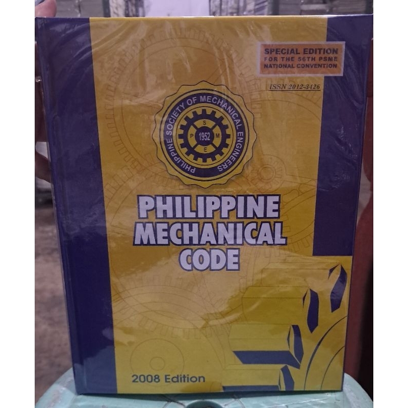 Philippine Mechanical Code 2008© Special Edition Hardbind Brand-new ...