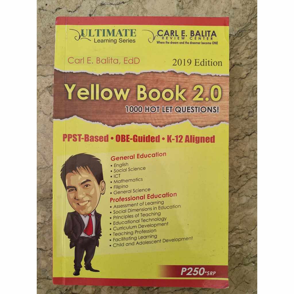 CBRC Yellow Book LET Reviewer | Shopee Philippines CBRC Yellow Book LET Reviewer | Shopee Philippines