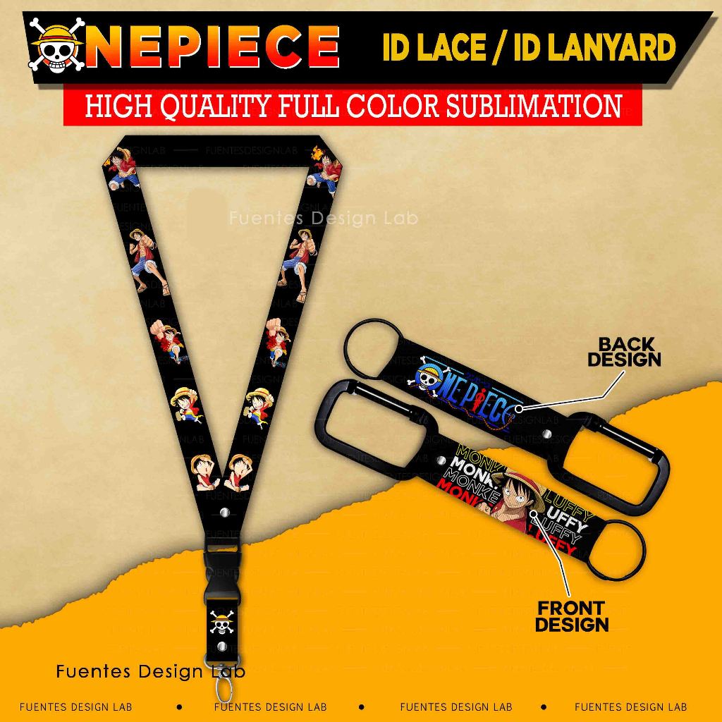 ONE PIECE ID Lace-ONE PIECE LANYARD-HIGH QUALITY PRINT | Shopee Philippines