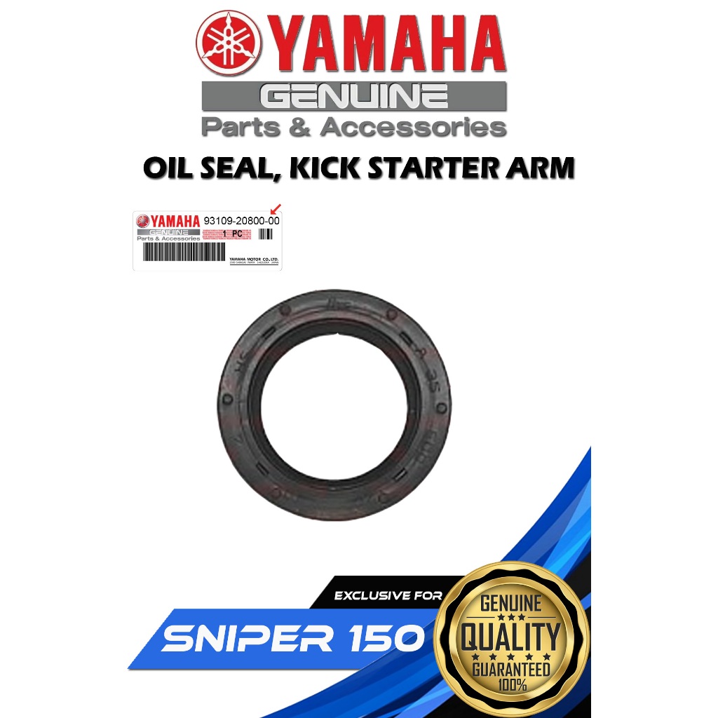GENUINE OIL SEAL, KICK STARTER ARM FOR SNIPER 150 MX ( 93109-20800-00 ...
