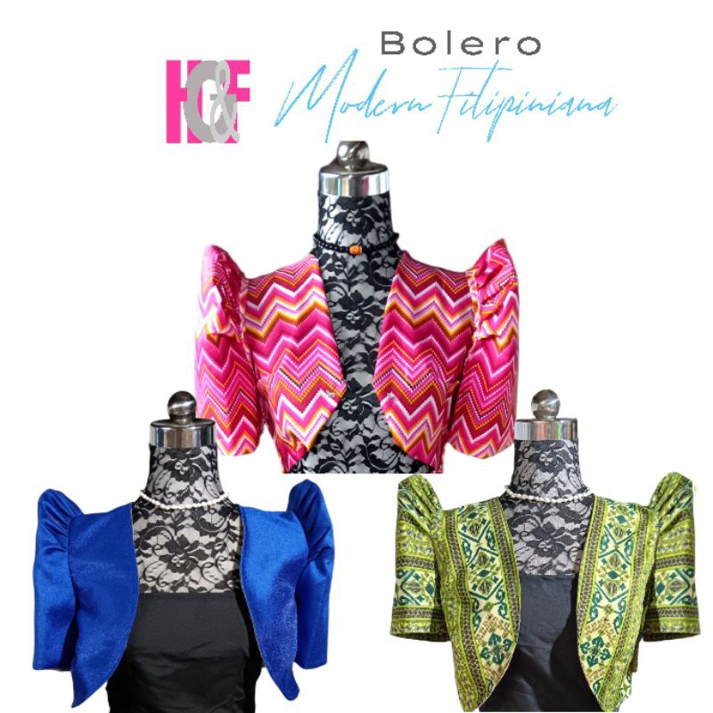 Modern Filipiniana - Ethnic Print BOLERO | Shopee Philippines