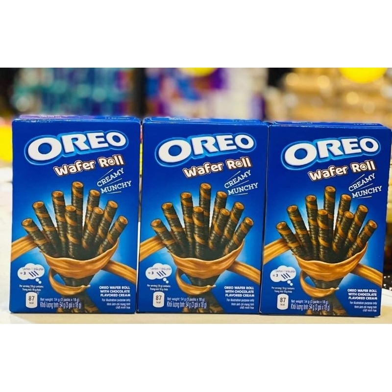 Oreo Wafer Roll 3pcs | Shopee Philippines