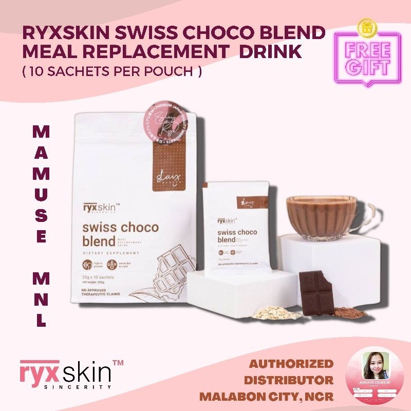 Ryx Swiss Choco Blend Meal Replacement Drink | Shopee Philippines