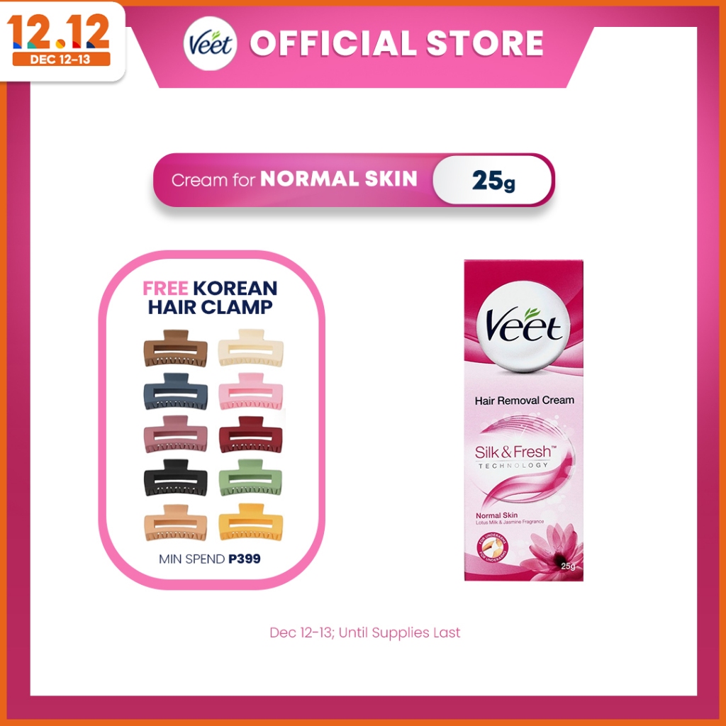 Veet Cream for Normal Skin 25g | Shopee Philippines