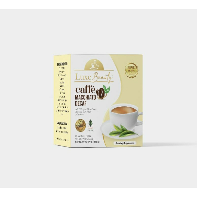 Luxe Slim Caffe Macchiato DECAF - box | Shopee Philippines